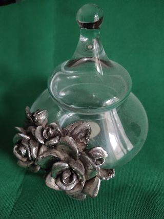 Portadolci vintage in vetro. 