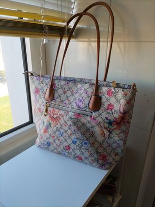 Borsa con stampa floreale cm 50 x cm 27 x cm 13 