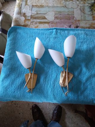 coppia lampade da parete