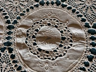 Copriletto matrimoniale lavoro ad uncinetto 