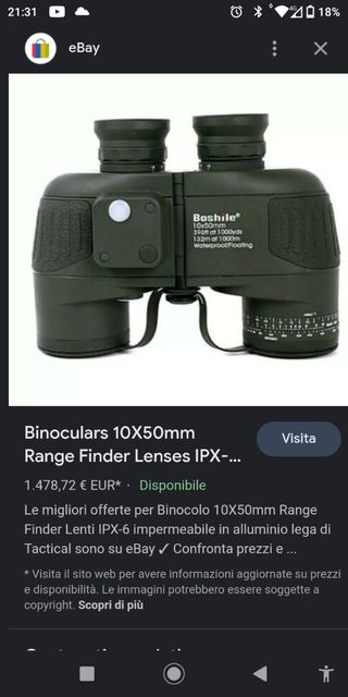 Binocolo professionale
