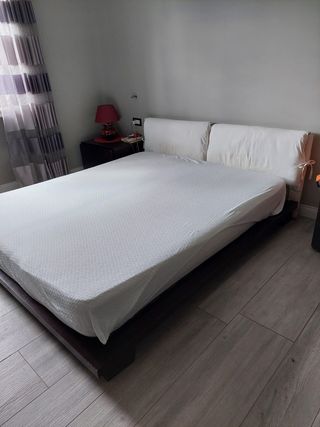 Letti matrimoniale con materasso