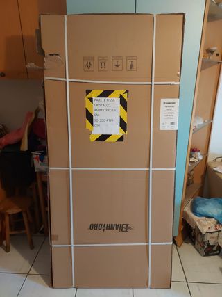 Parete doccia fissa cristallo 4mm-cm88-90-h. 190