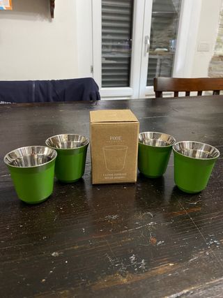 N.4 tazzine caffe PIXIE Nespresso nuove