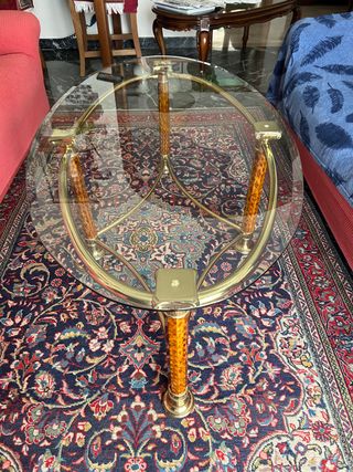 Tavolino ovale da salotto