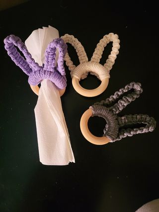 set 6 portatovaglioli/segnaposto Pasqua