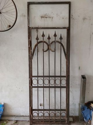 porta inferriata artigianale 