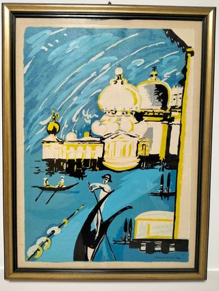 Quadro serigrafia Remo Brindisi