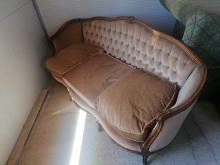 divano 2 posti in legno