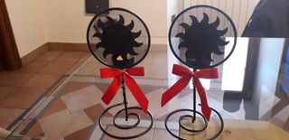 coppia di porta tea light