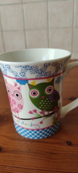 tazza con Civette da collezione mia