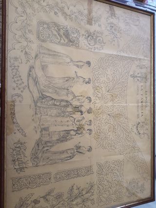 Stampa antica fine 800 in cornice