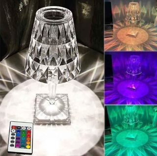 LAMPADA DA TAVOLO TOUCH E TELECOMANDO 16COLORI