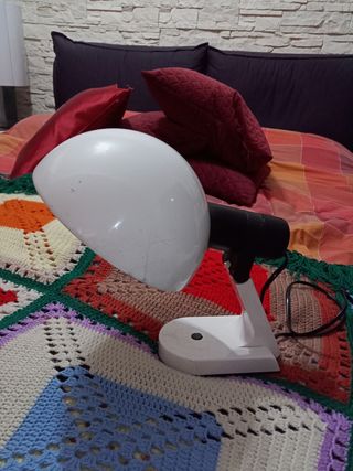 Guzzini Lampada da tavolo Space Age semisfera 70s 