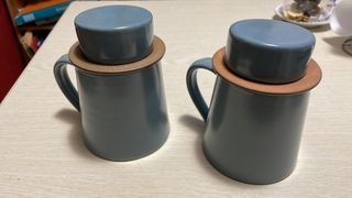 Tazze terracotta fatte a mano con filtro infusore 