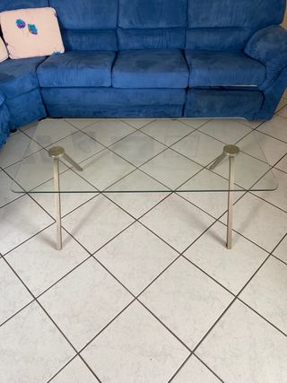 Tavolino da caffè in vetro temprato