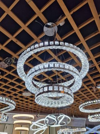 ⚜LAMPADARI A LED MODERNI CON SWAROSKY ⚜