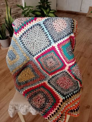 coperta Vintage lavorata a mano 