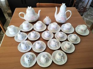 Servizio da caffè tè Slesia fine porcellana