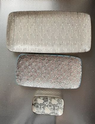 set vassoi in ceramica