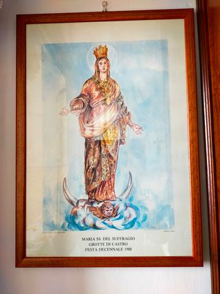 quadro con stampa Maria del suffragio 