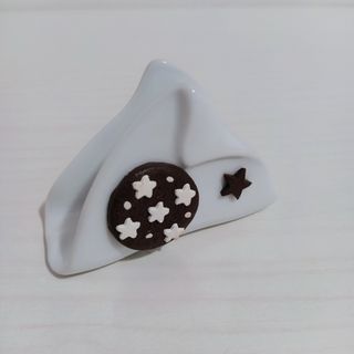 Porta tovaglioli in ceramica decorato a mano