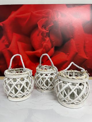 Lanterne Porta candele set da 3