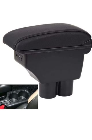 YJYWZH Doppio strato console Scatola braccioli per