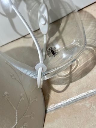 Abat-Jour in vetro BRÅN con paralume 