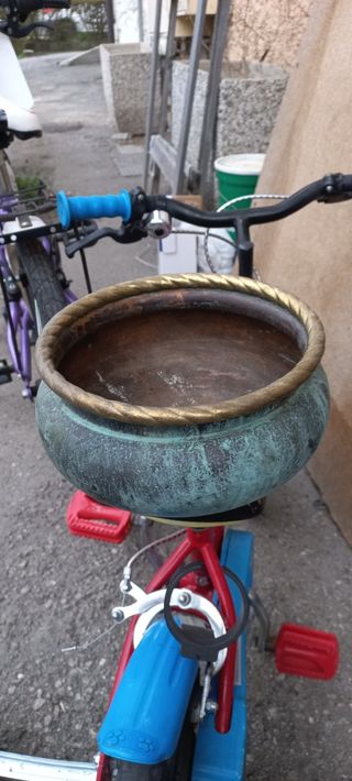 vaso in rame misure in foto euro 8