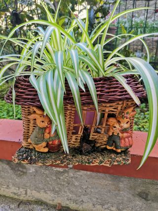 Cestino in vimini pasquale 