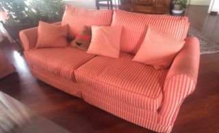 Divano Busnelli 3 posti rosso 