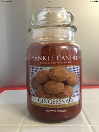 Yankee candle gingersnaps 