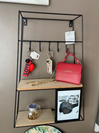 MENSOLA DA PARETE CON PORTAFOTO