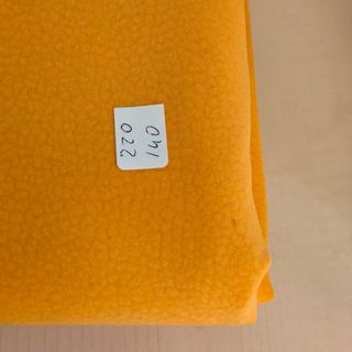 drappo arancione effetto camoscio