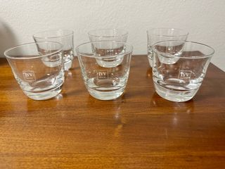 Set di sei bicchieri da vino 