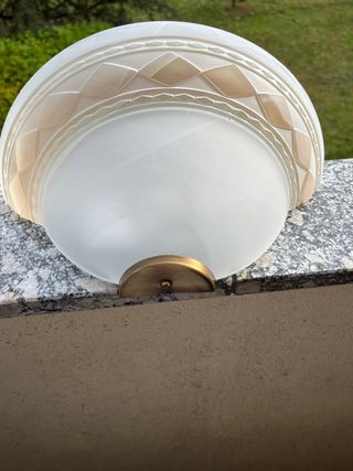 Set 4 Appliqué da parete in vetro e ceramica decor