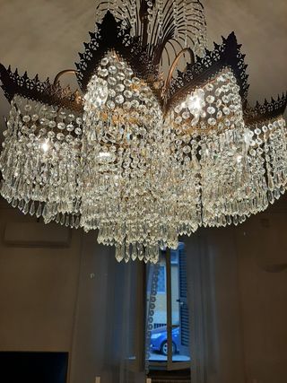 lampadario in cristallo