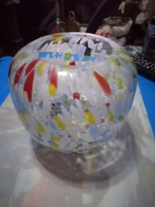 vaso cristallo colorato