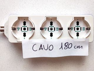 Ciabatta elettrica VIMAR 10/16A 3 posti cm 180 pro