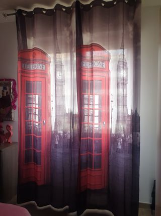 Tende London style red telephone 