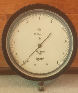 Manometro Cella 1 kg cm2 mezzo pollice prec 0,25%
