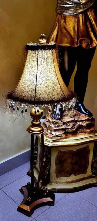 singolare Lampada Art déco h.86cm