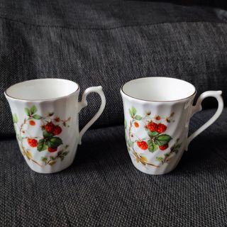 coppia mug vintage royal Kendal danneggiate 
