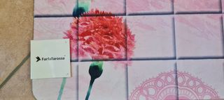 🌺 Tappeto nuovo, rosa fantasia fiori garofano