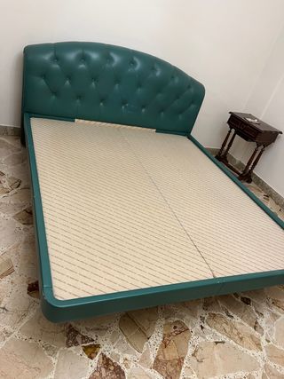 Letto Sommiers Frau in pelle