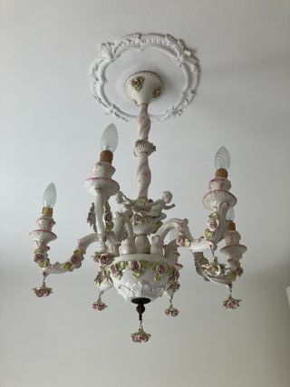 Lampadario di ceramica