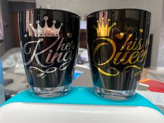 Bicchieri king e queen 