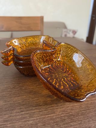 Set di 4 posacenere a forma di mela