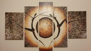 Quadro componibile in 5 parti